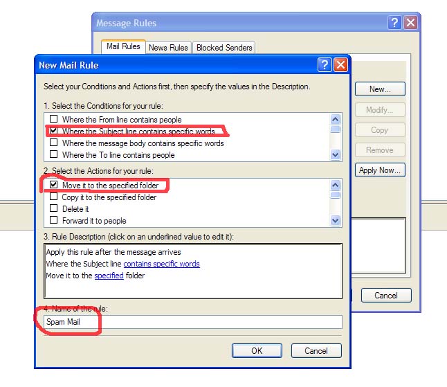 Outlook Express Setup Info